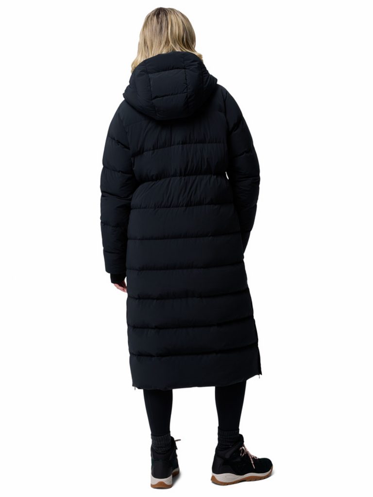 Women’s Amaze Puff Black Long Hooded Jacket – STYLEFAV